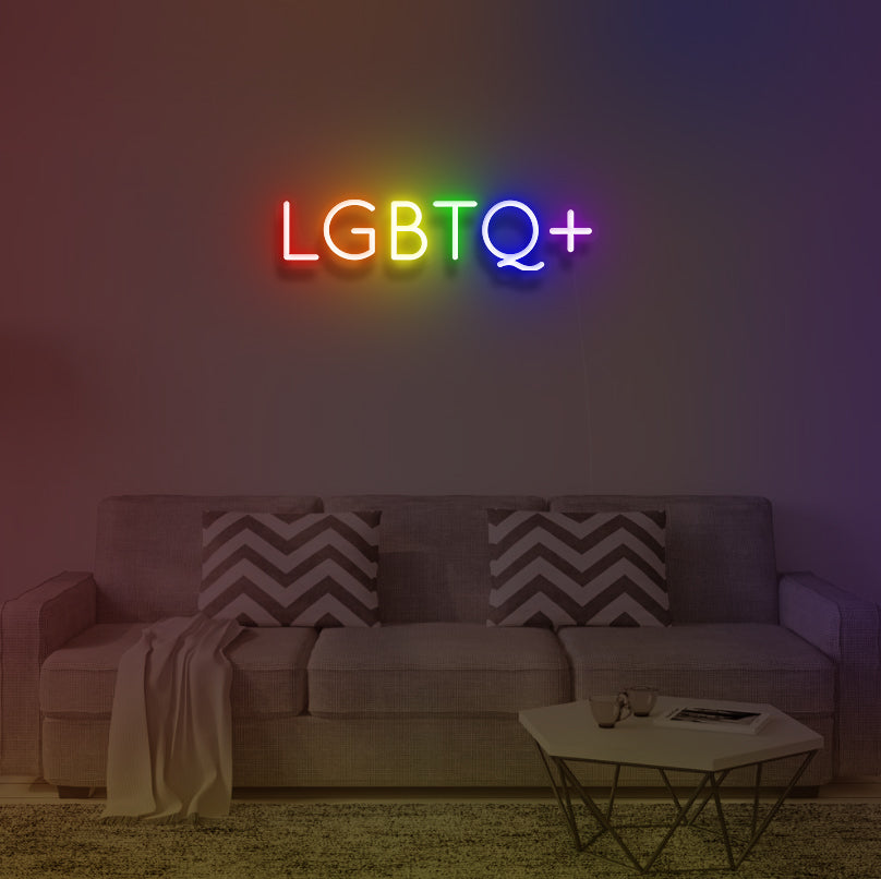"LGBTQ" LED Neon Sign – Glow Hub Neon Signs