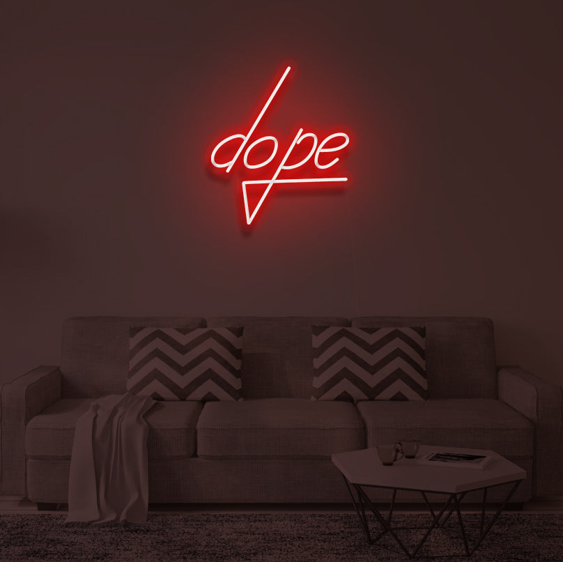 "DOPE" LED Neon Sign – Glow Hub Neon Signs