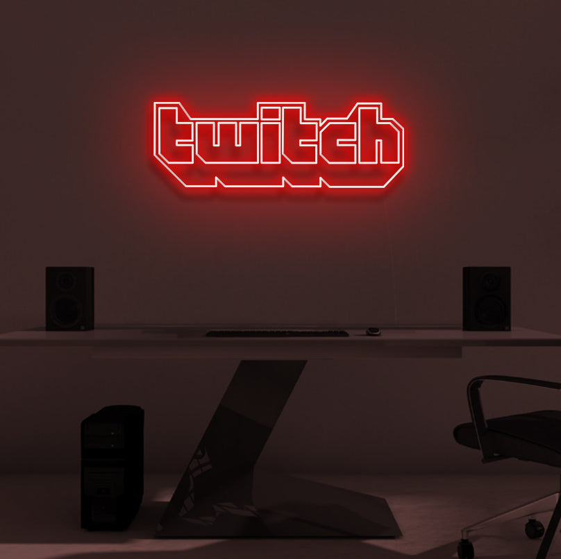 "TWITCH" LED Neon Sign – Glow Hub Neon Signs