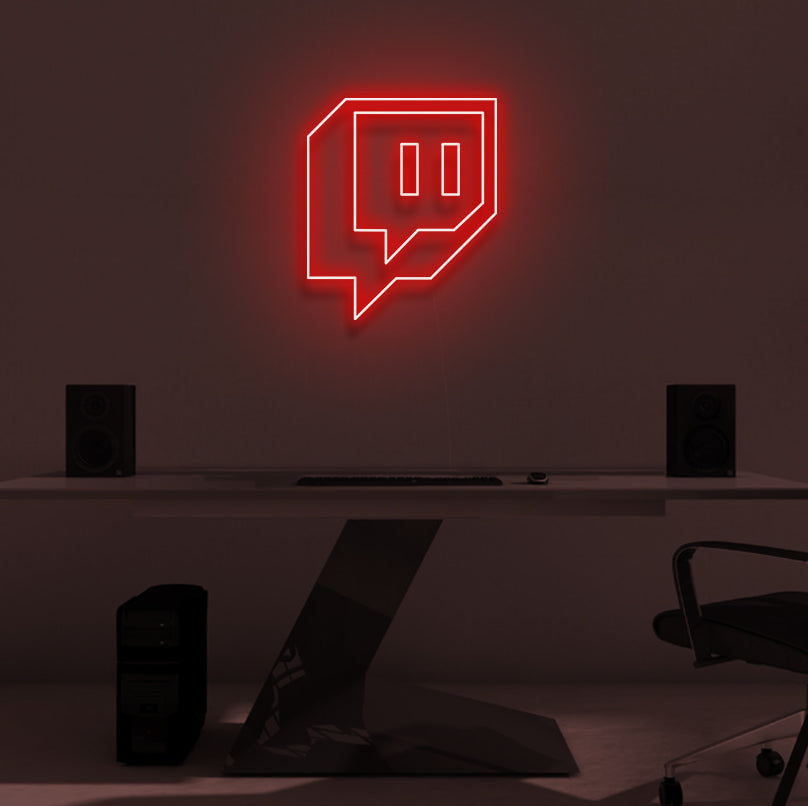 "TWITCH V2" LED Neon Sign – Glow Hub Neon Signs