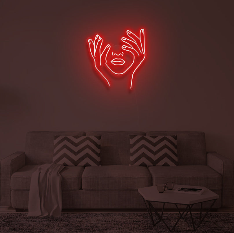 "LEAN ON ME" LED Neon Sign – Glow Hub Neon Signs